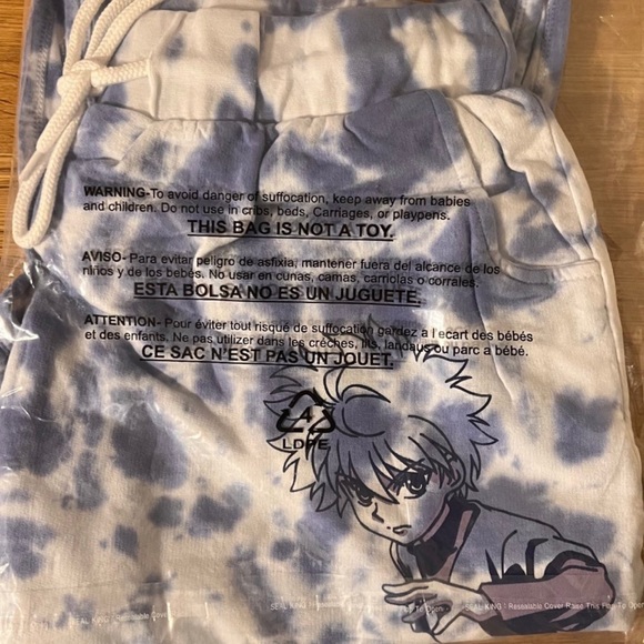 Other | Hunter X Hunter Killua Tiedye Lounge Set | Poshmark